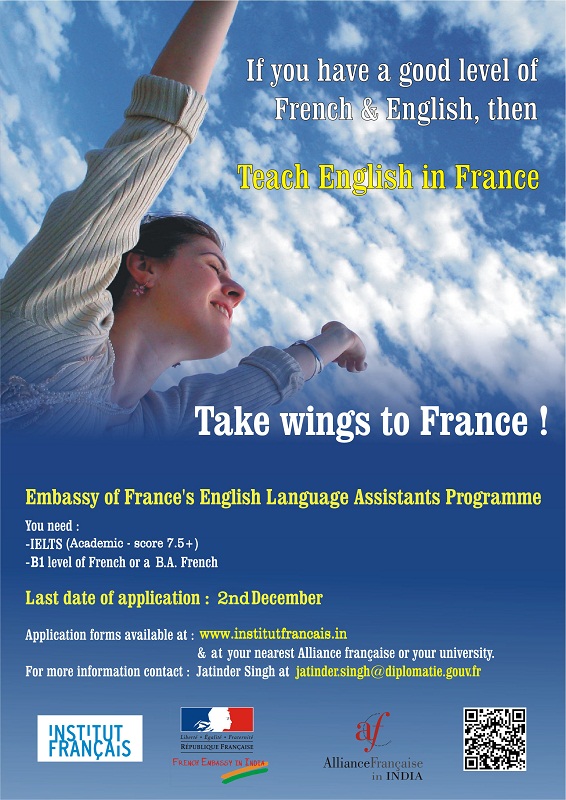 Assistanat : Enseignez l’Anglais en France ! – Alliance Francaise de Pune
