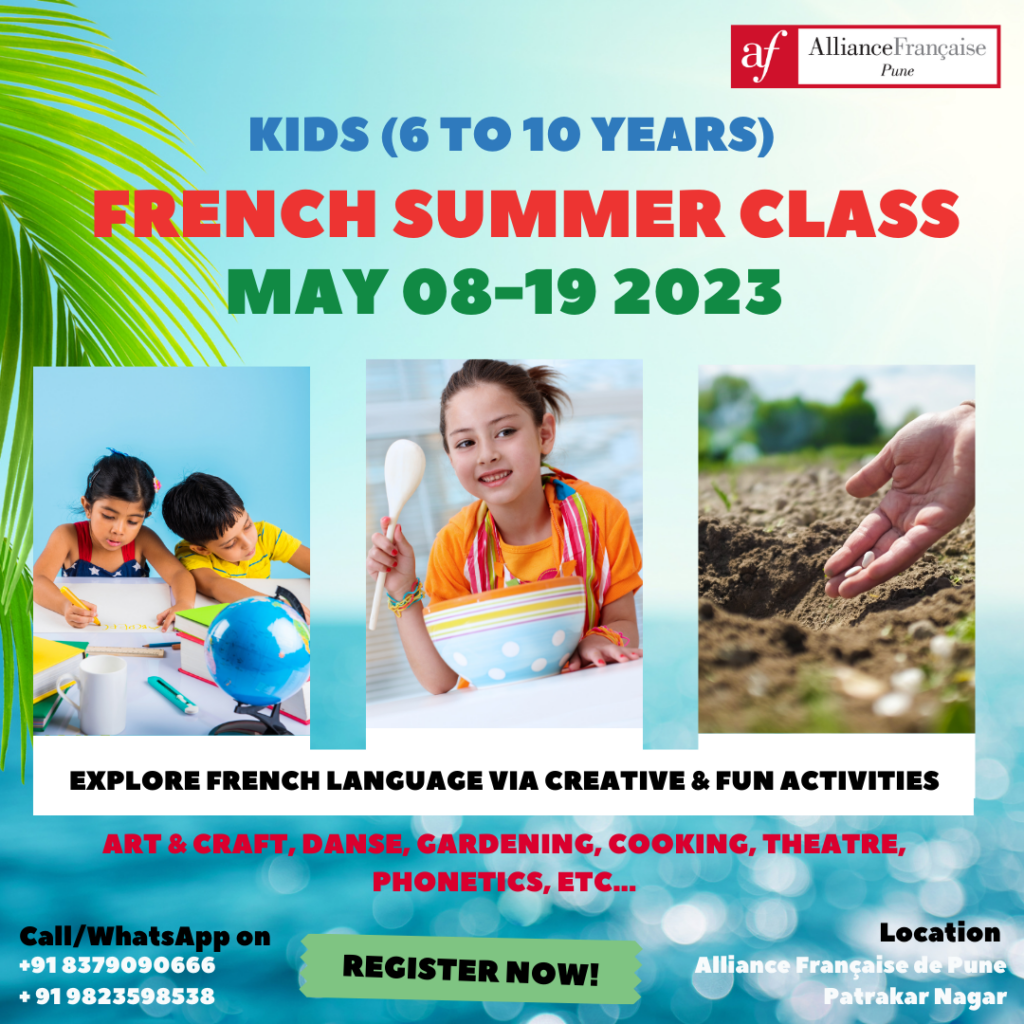 FrancoKids | French Summer Classes for Kids – Alliance Francaise de Pune